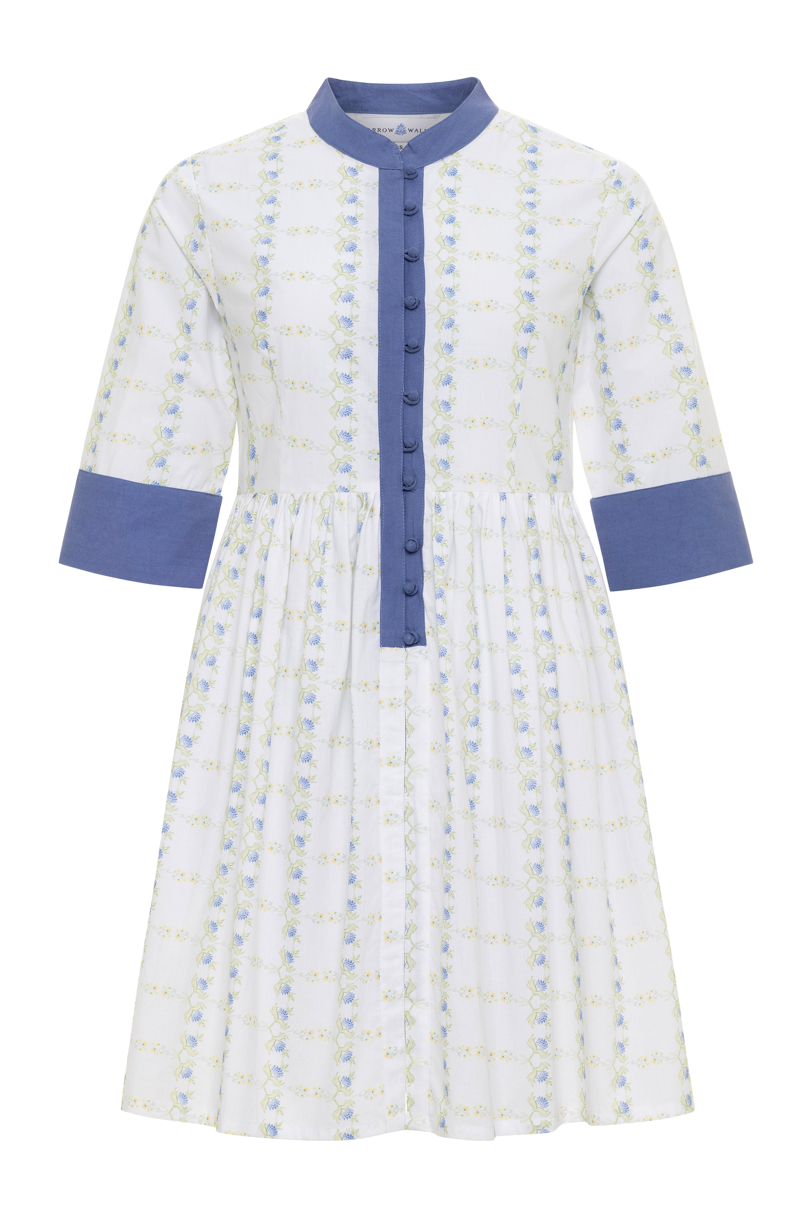 Cici Short Round Neck Dress in May Day – Carrow Walker